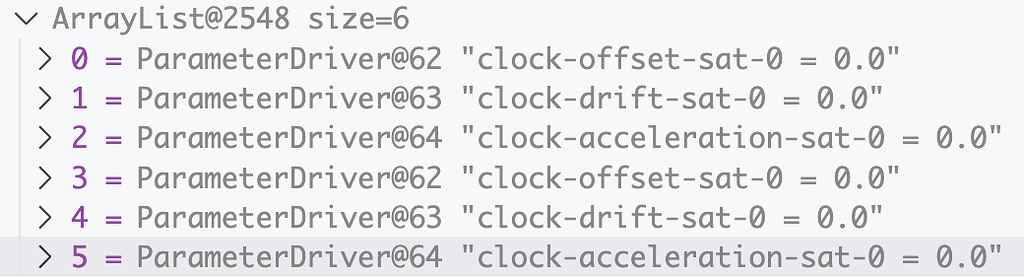 Bug ? Adding clock parameter drivers twice in GNSS measurements class ...
